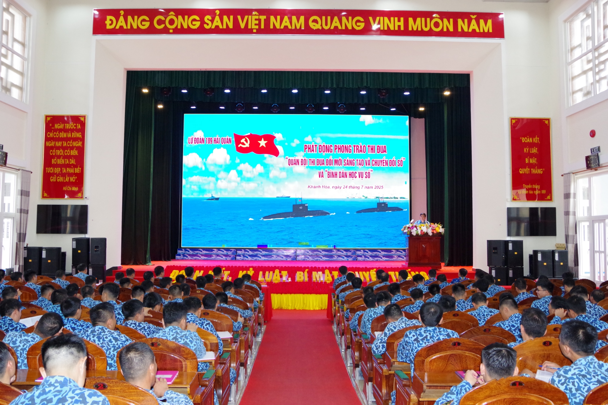 Lữ đoàn 189: Phát động phong trào thi đua thi đua “Quân đội thi đua... - Báo Hải quân Việt Nam